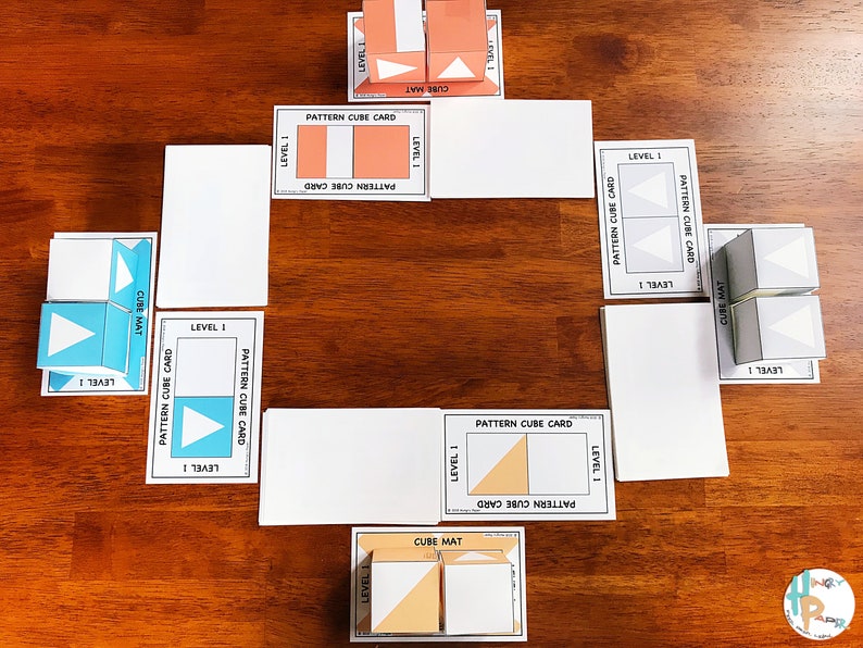 Pattern Genius: Pattern Matching Cube Game, LEVEL 1 for Prek-k [DIGITAL ...