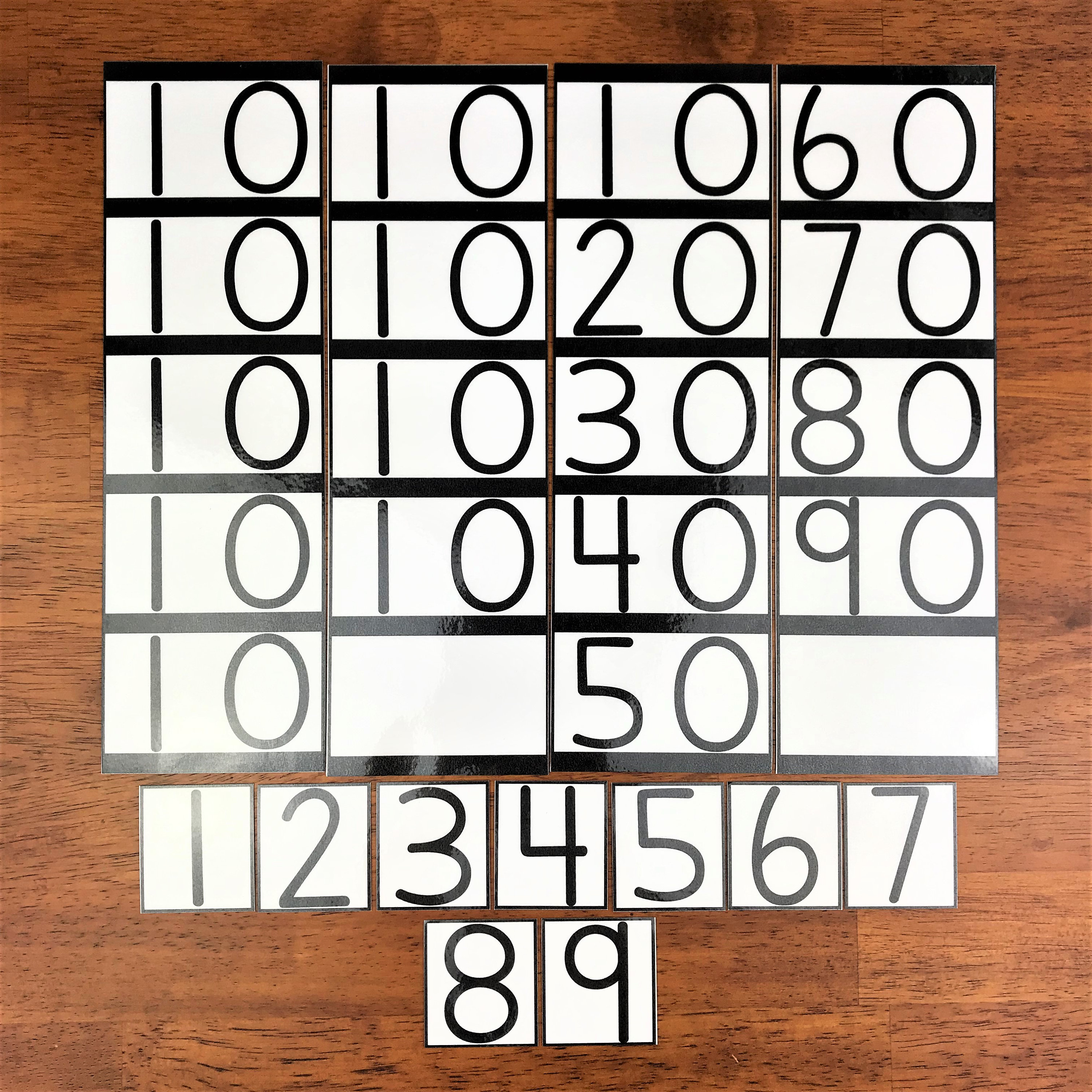 Montessori Inspired Teens and Tens Boards With Digit Cards [digital ...