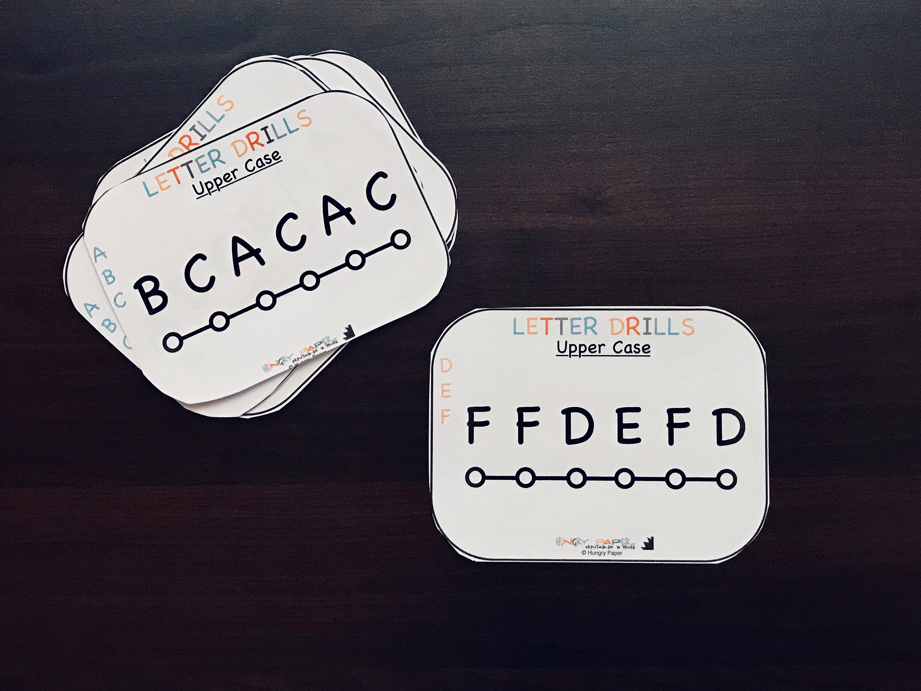 Learning Letter Sounds With Letter Drill Cards [digital Download] - Etsy