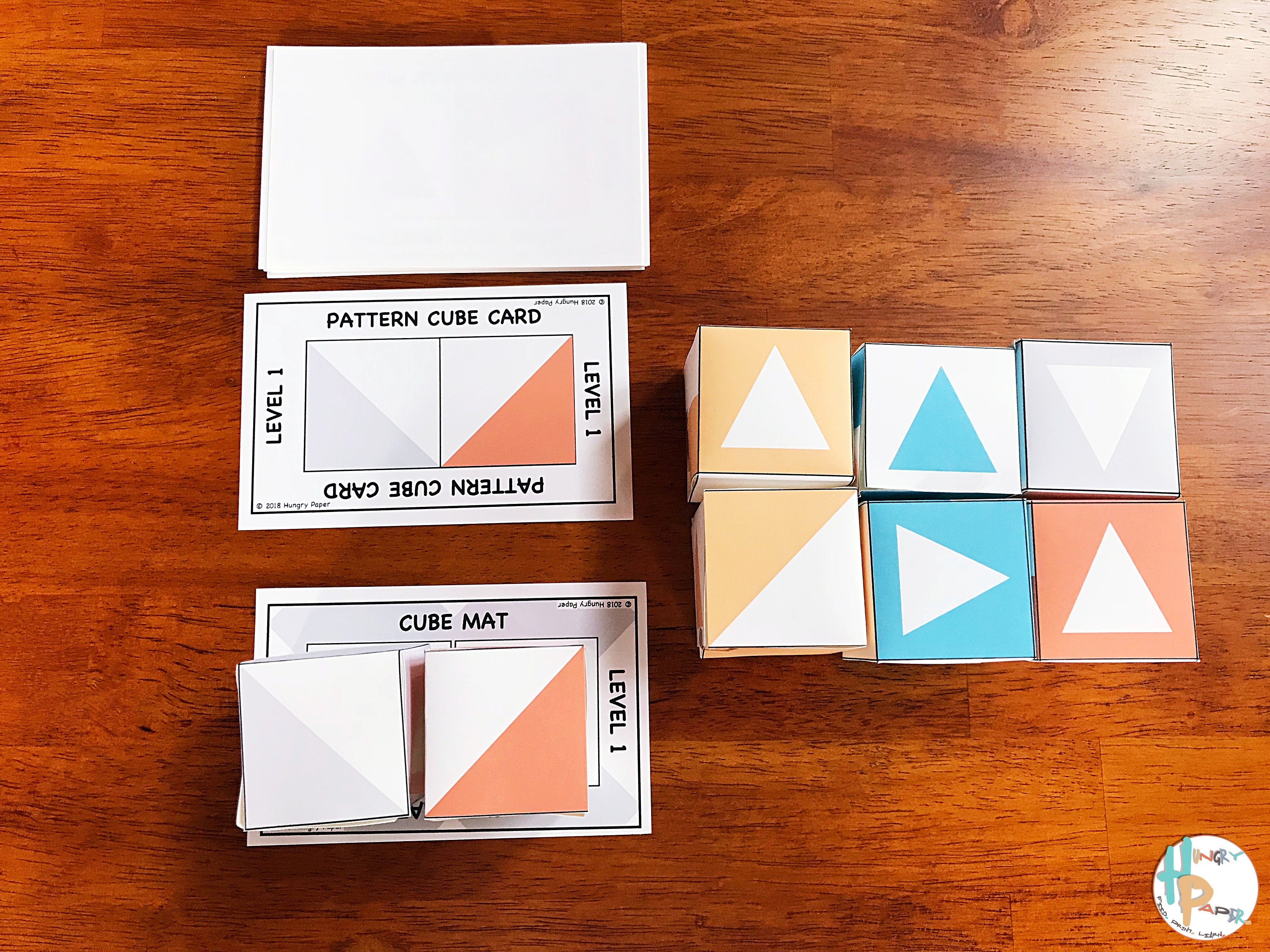 Pattern Genius: Pattern Matching Cube Game, LEVEL 1 for Prek-k [DIGITAL ...