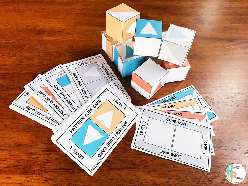 Pattern Genius: Pattern Matching Cube Game, LEVEL 1 for Prek-k [DIGITAL ...