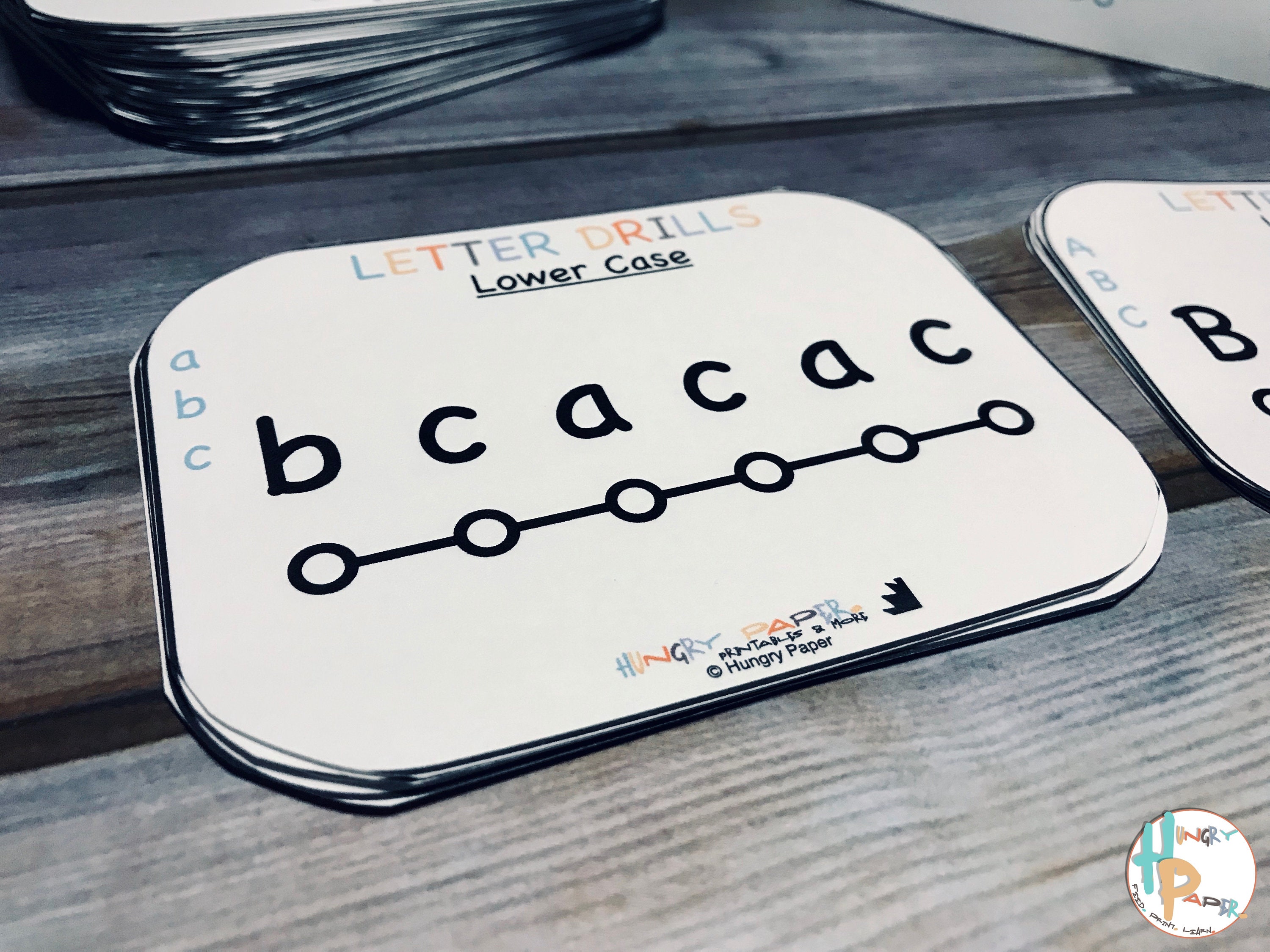 Learning Letter Sounds With Letter Drill Cards [digital Download] - Etsy