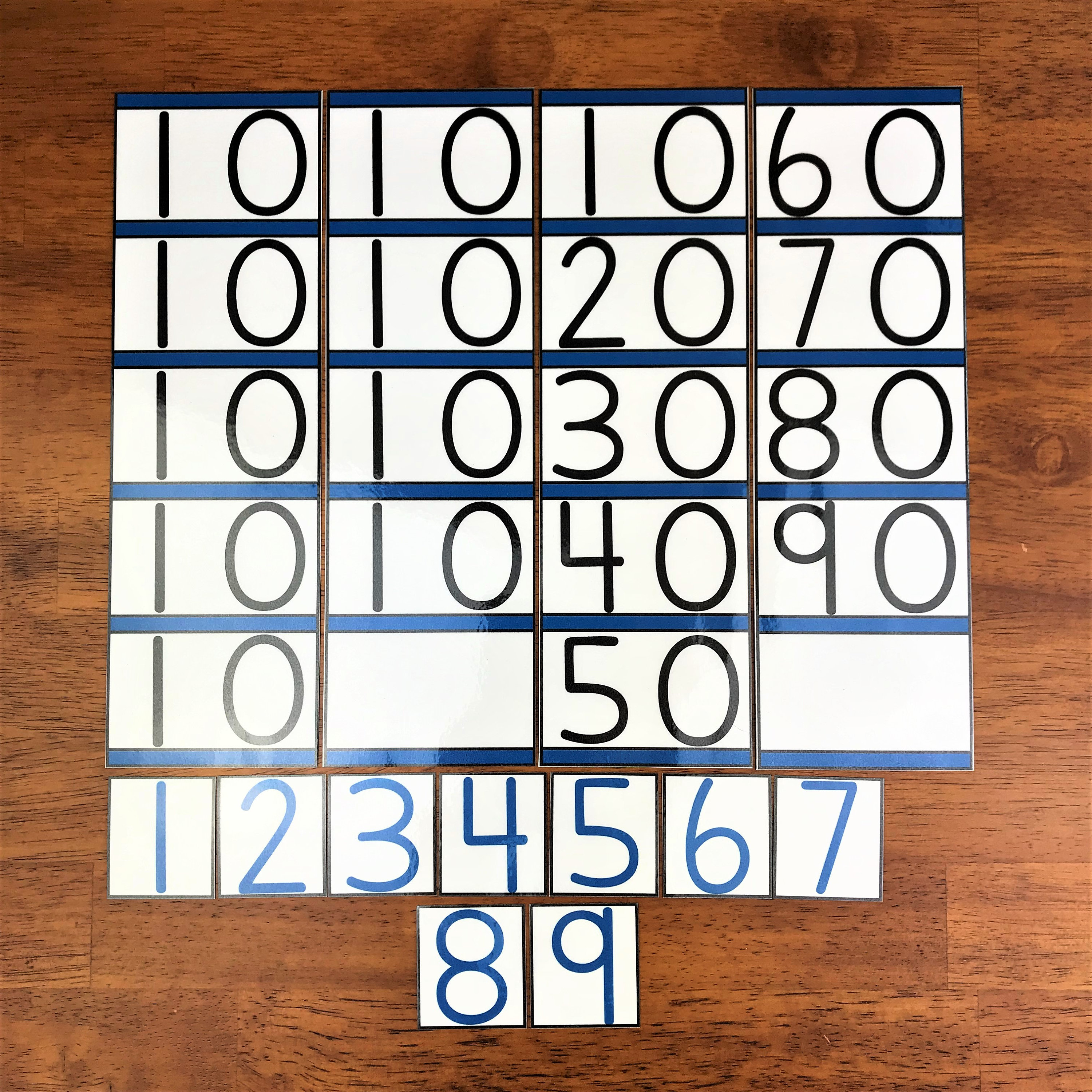 Montessori Inspired Teens and Tens Boards With Digit Cards [digital ...