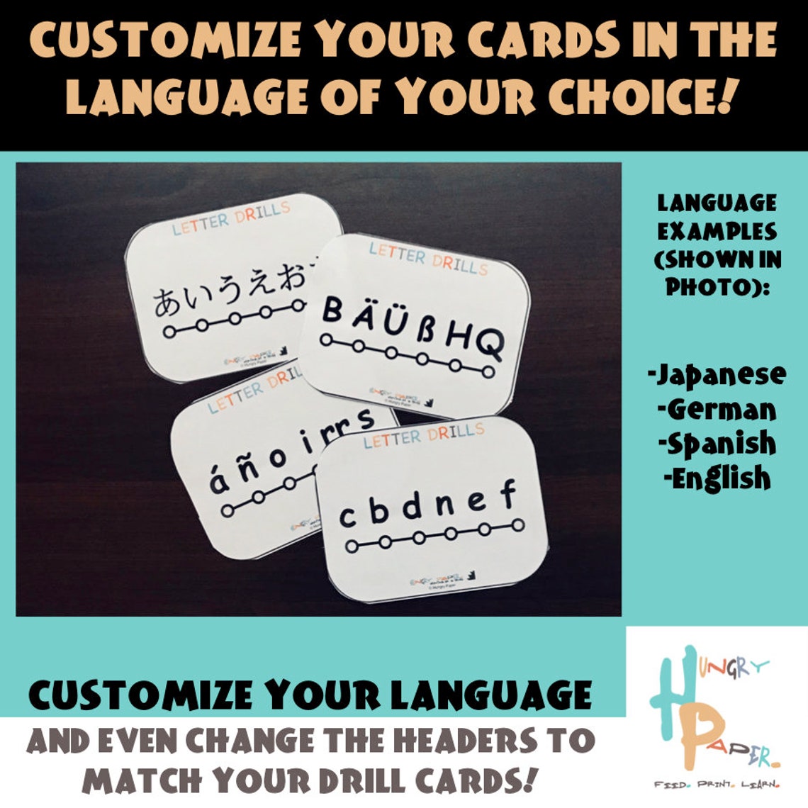 Learning Letter Sounds With Letter Drill Cards [digital Download] - Etsy