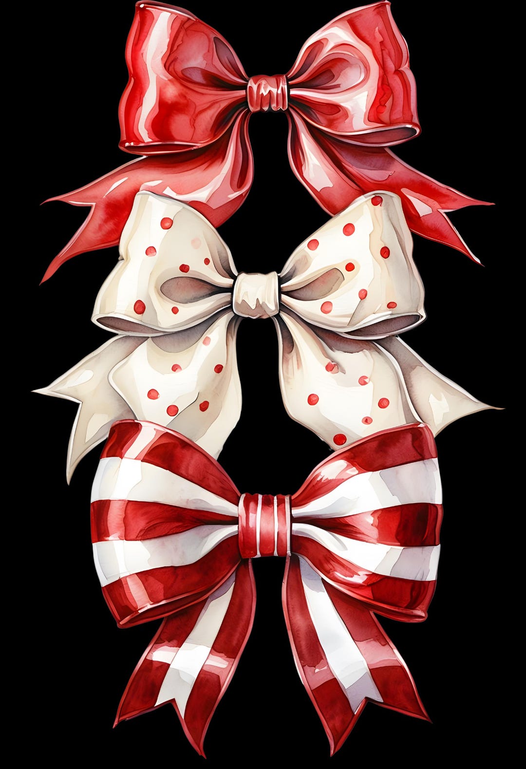 Crimson Bow PNG - Etsy