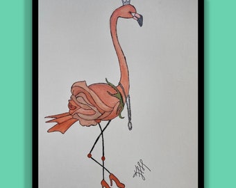 Flamingo Fancy - Etsy