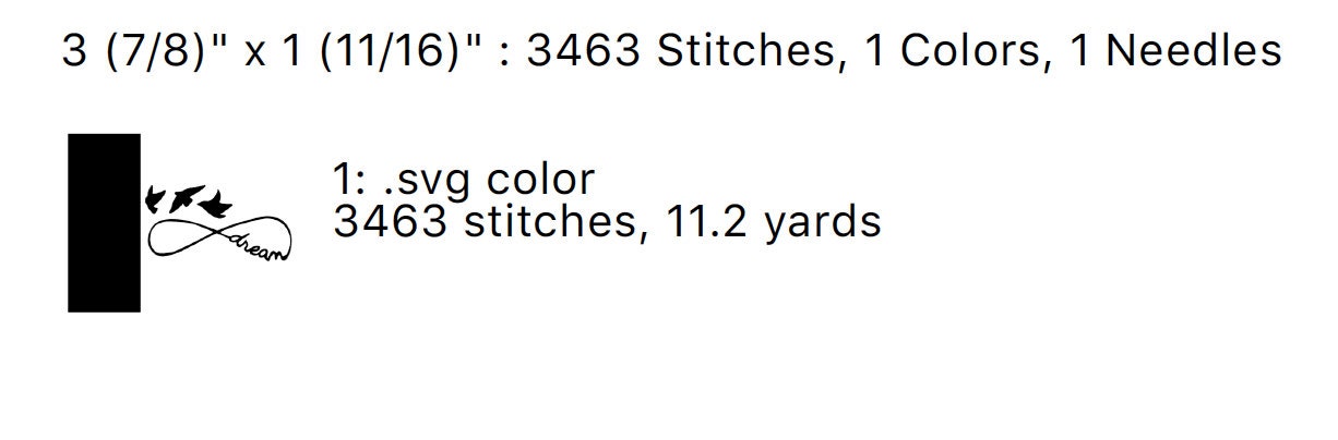 Infinity Symbol Dream MACHINE EMBROIDERY File Inspirational - Etsy