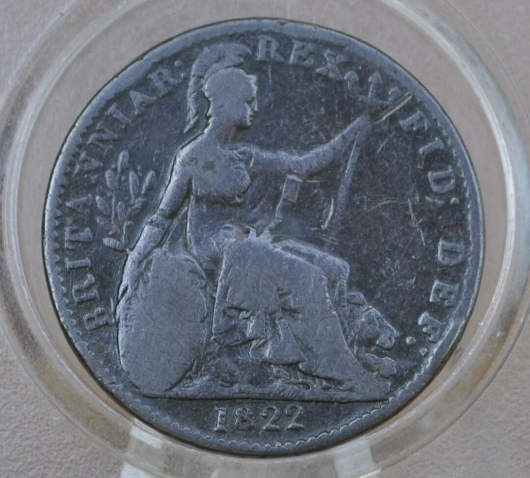 1822 Farthing Great Britain - VF Details - UK Farthing 1822 - Etsy