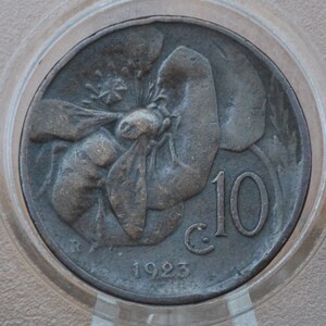1920's 30s & 40s Italian 10 Cent Coins - Choose by Date - 1935 Italy 10 ...