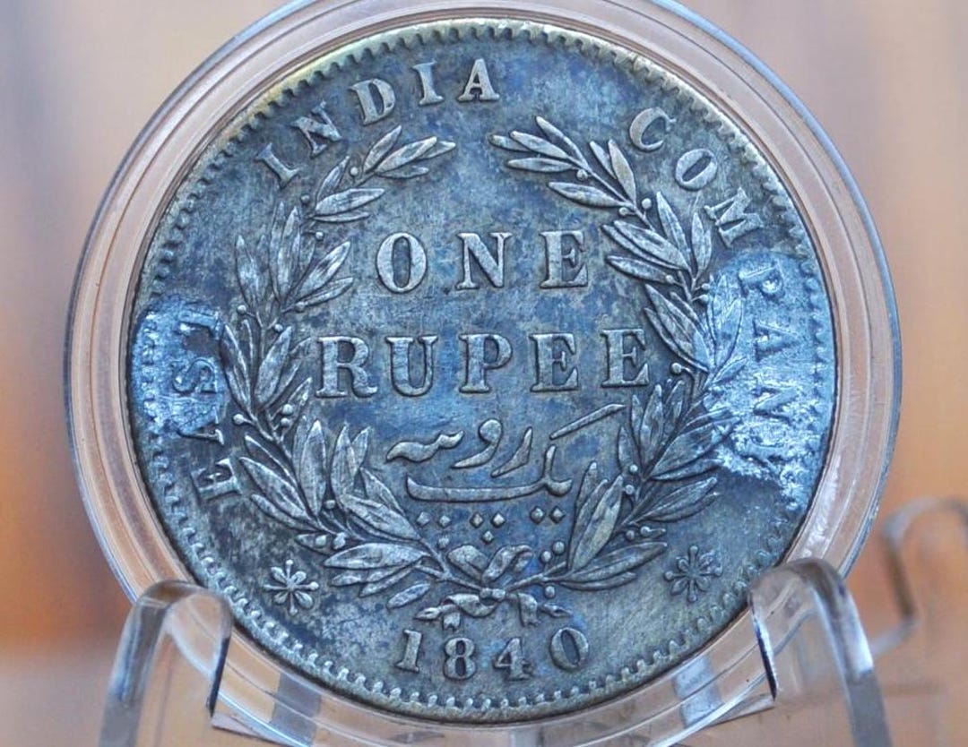 1840 East India Company 1 Rupee, Great Condition, East India Company ...