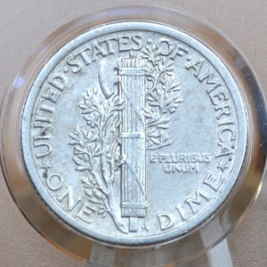1919 Mercury Silver Dime - Choose by Grade / Condition - Philadelphia ...