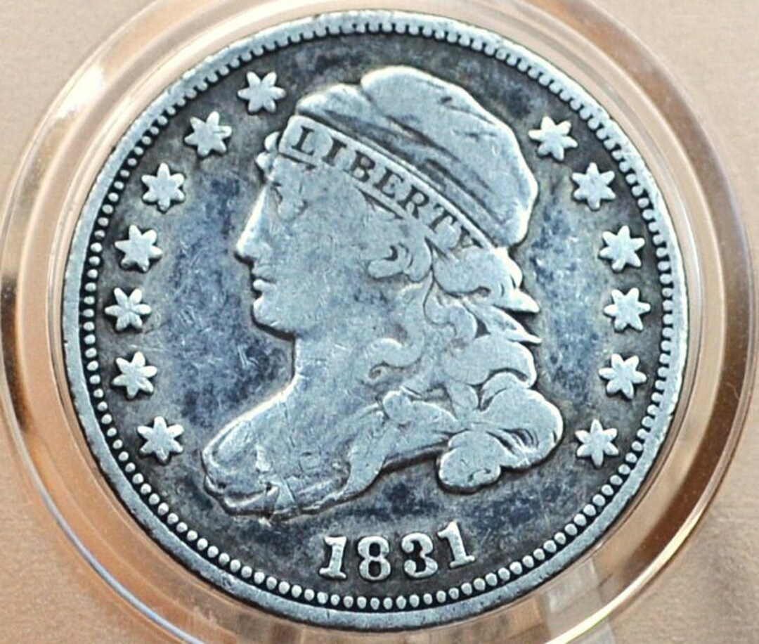 1831 Capped Bust Dime Fine 1831 Bust Dime Early American Coin Great ...