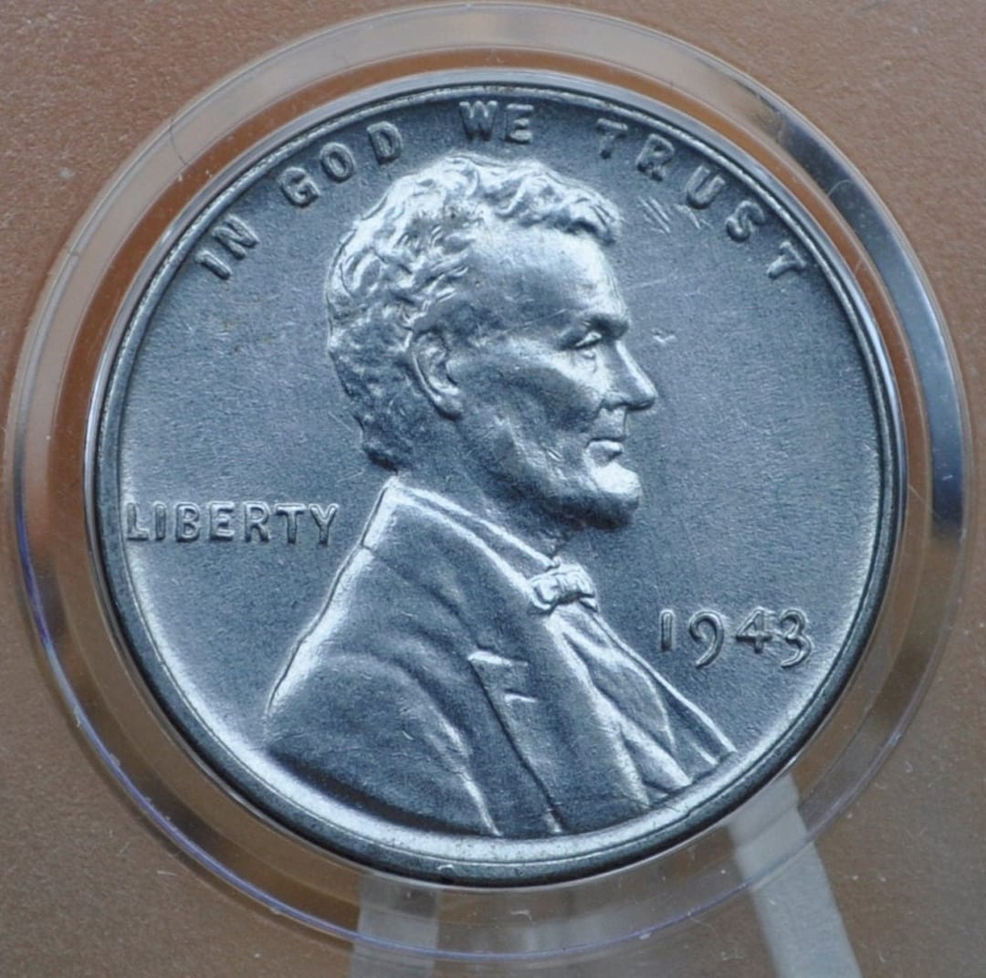 1943 Steel Wheat Penny - Circulated to Bu; Choose by Grade - Wwii Era ...