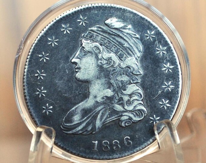 1836 Capped Bust Half Dollar - XF (extremely Fine); Great Coin - 1836 ...