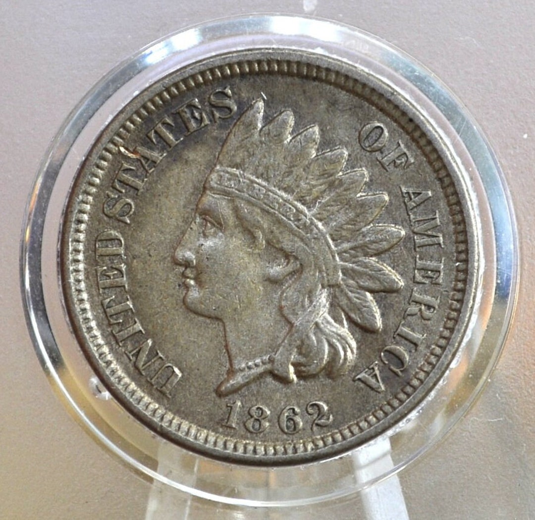 1862 Indian Head Penny Choose by Grade Good Early Date 1862 Indian Head ...