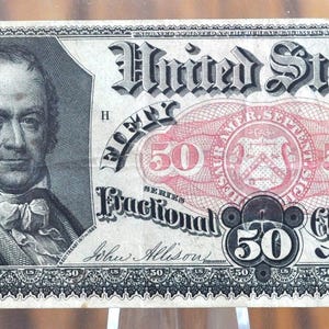 Fifth Issue 50 Cent Fractional Note 1381 (fr#1381) - Choose by Grade ...