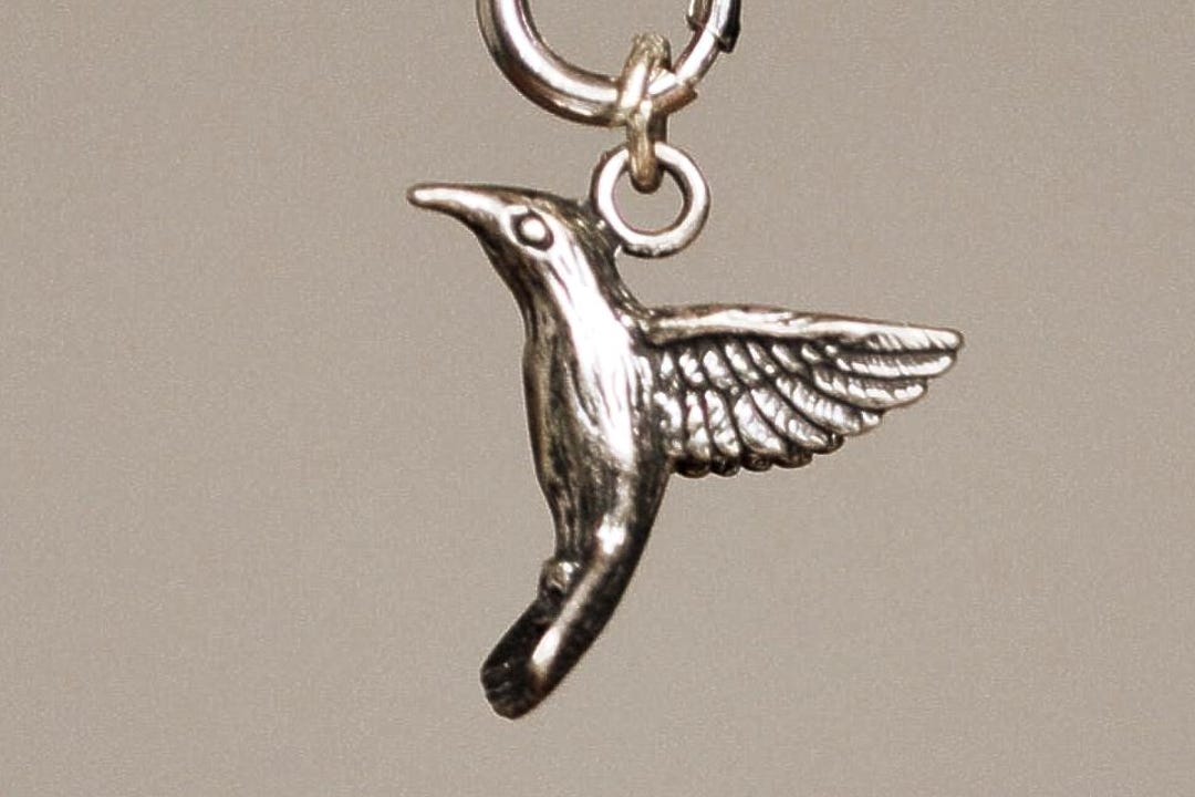 Beautiful Sterling Silver Hummingbird Charm! Great Piece, Lovely ...