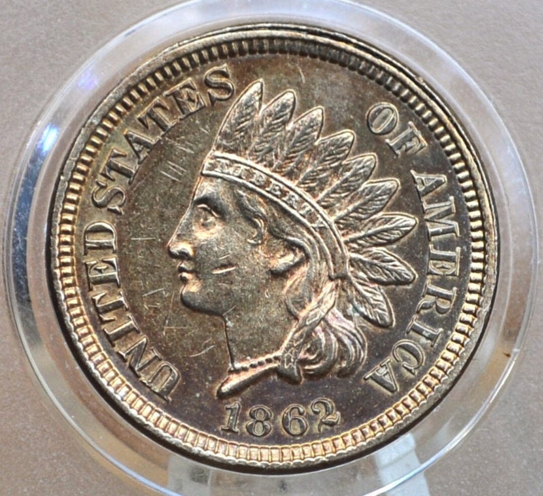 1862 Indian Head Penny - Choose by Grade - Good Early Date - 1862 ...