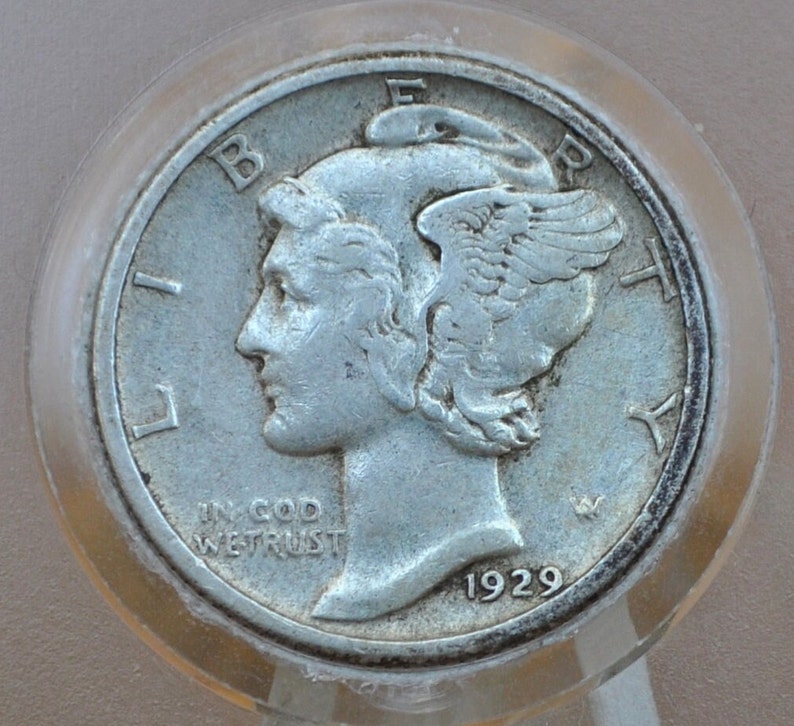 1929 Mercury Silver Dime - Choose by Grade - Philadelphia Mint - 1929 P ...