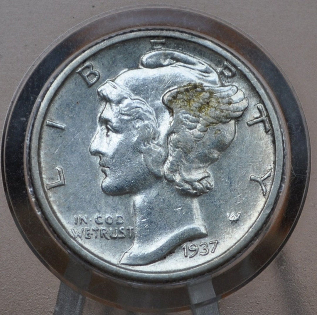1937-S Mercury Dime - Choose by Grade / Condition - San Francisco Mint - Silver Dime - 1937 S ...