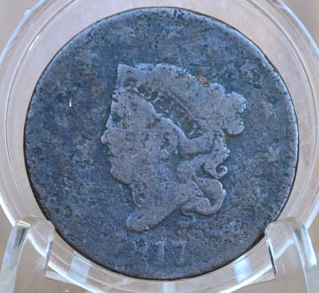 1817 Large Cent 13 Stars Cull / Corrosion US Large Cent 1817 Coronet ...