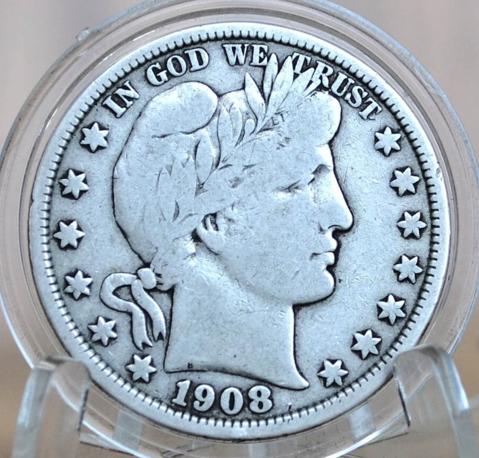 1908 Barber Half Dollars, P,D,O,S Mints - Choose by Mint & Grade ...