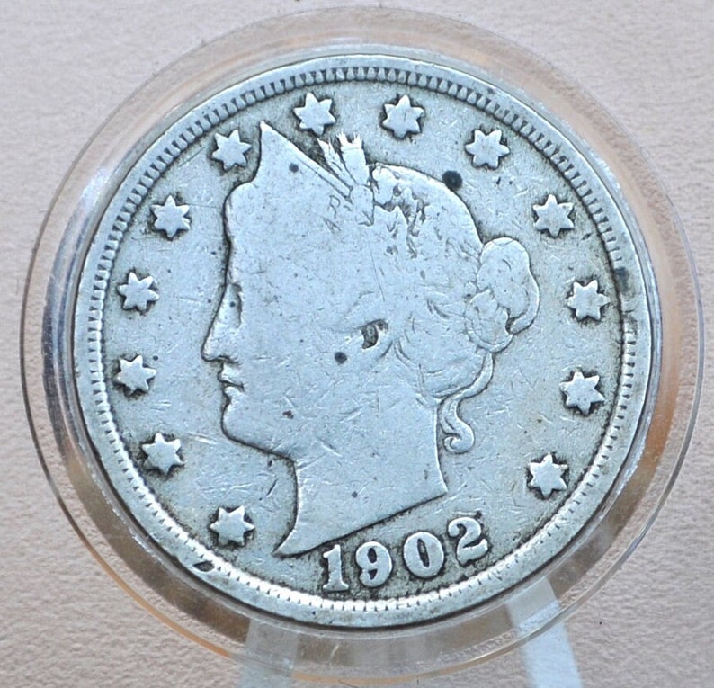 1902 Liberty Head Nickel - V Nickel - Choose by Grade / Condition ...