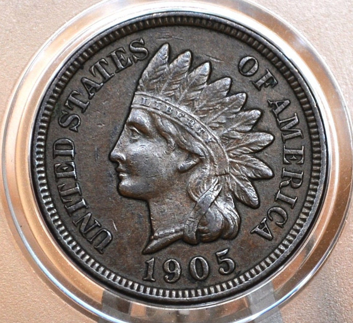 1905 Indian Head Penny - Choose by Grade - Indian Head Cent 1905 - US 1 ...
