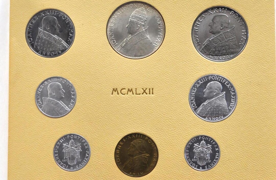 1962 Vatican Coin Set - Original Packaging - 1962 Vatican Coins ...