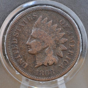 1868 Indian Head Penny - Choose by Grade / Condition, Choose by Grade ...