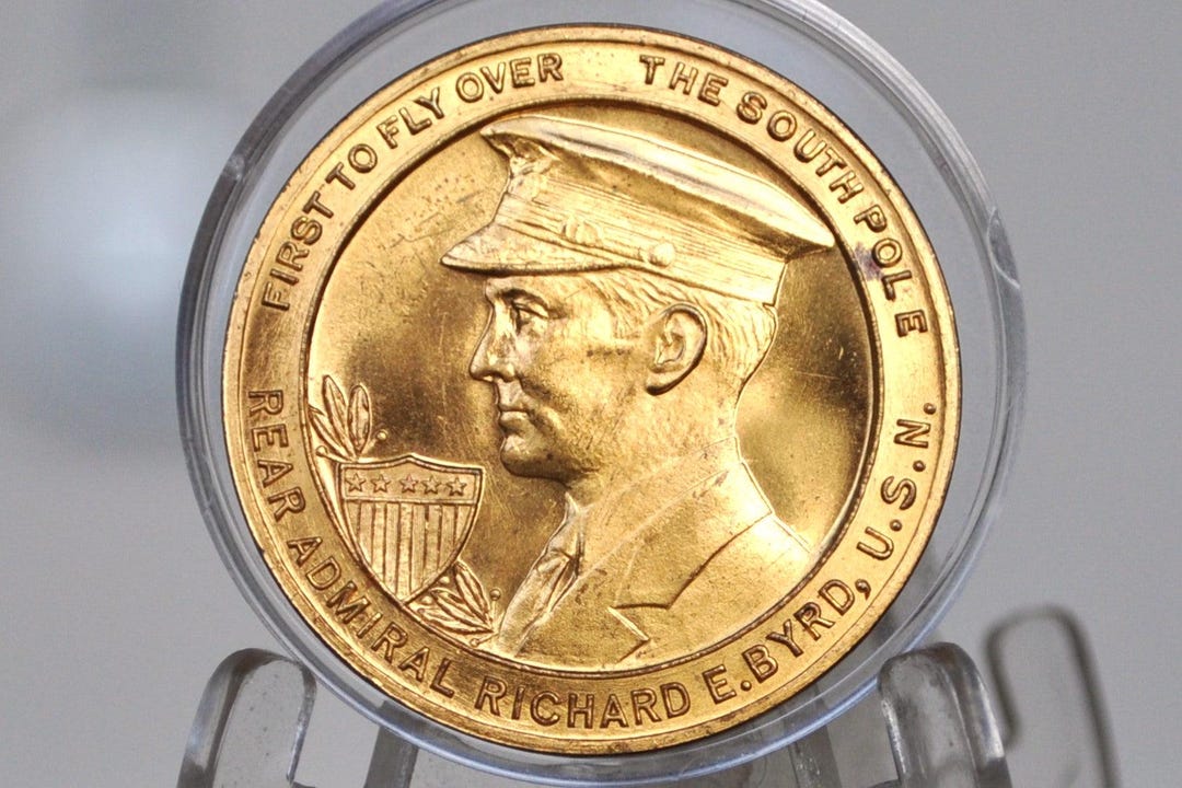1928-1930 Admiral Byrd S. Pole Expedition Token - South Pole Token ...