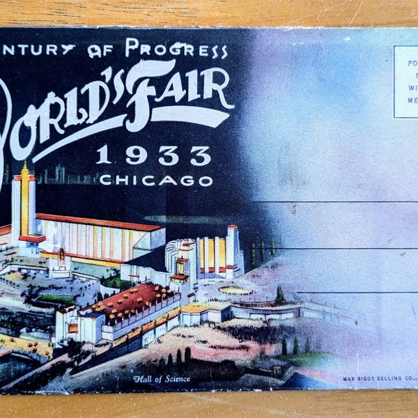 Worlds Fair Postcard - Etsy