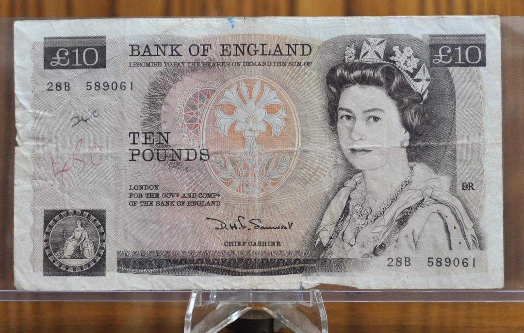 1980-84 Bank of England 10 Pound Note - D. H. F. Somerset - Florence ...