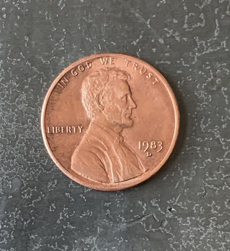 1983 D Lincoln Memorial Penny Cent - Fantastic Condition - 39th ...