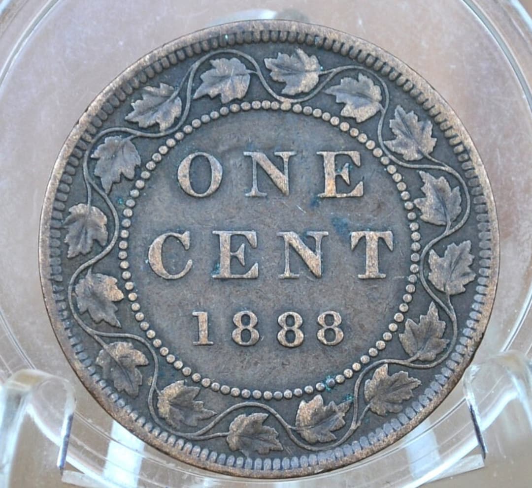 1888 Canadian One Cent - Choose by Grade / Condition - Queen Victoria ...