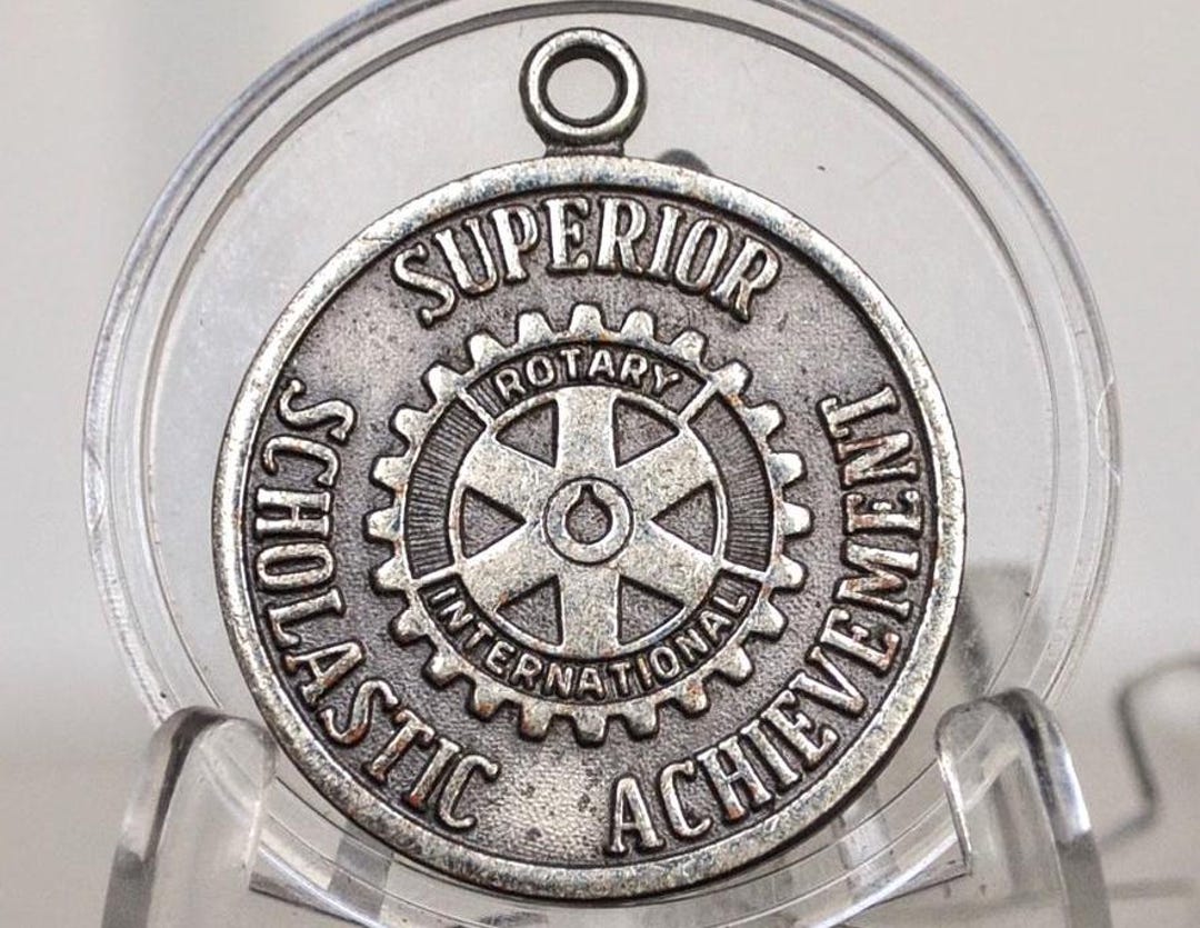 1985 Rotary International Merit Token for Superior Scholastic ...