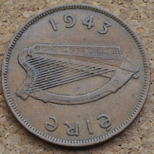 Irish 1 Penny Coins! - Choose by Date - Vintage Irish One Cent Coin ...