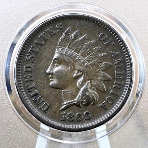 1866 Indian Head Penny - Choose by Grade / Condition - Key Date ...