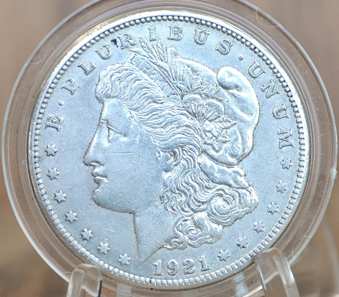 1921 S Morgan Silver Dollar - XF/AU Grade/condition - 1921 S Morgan Dollar - 1921 S Silver ...