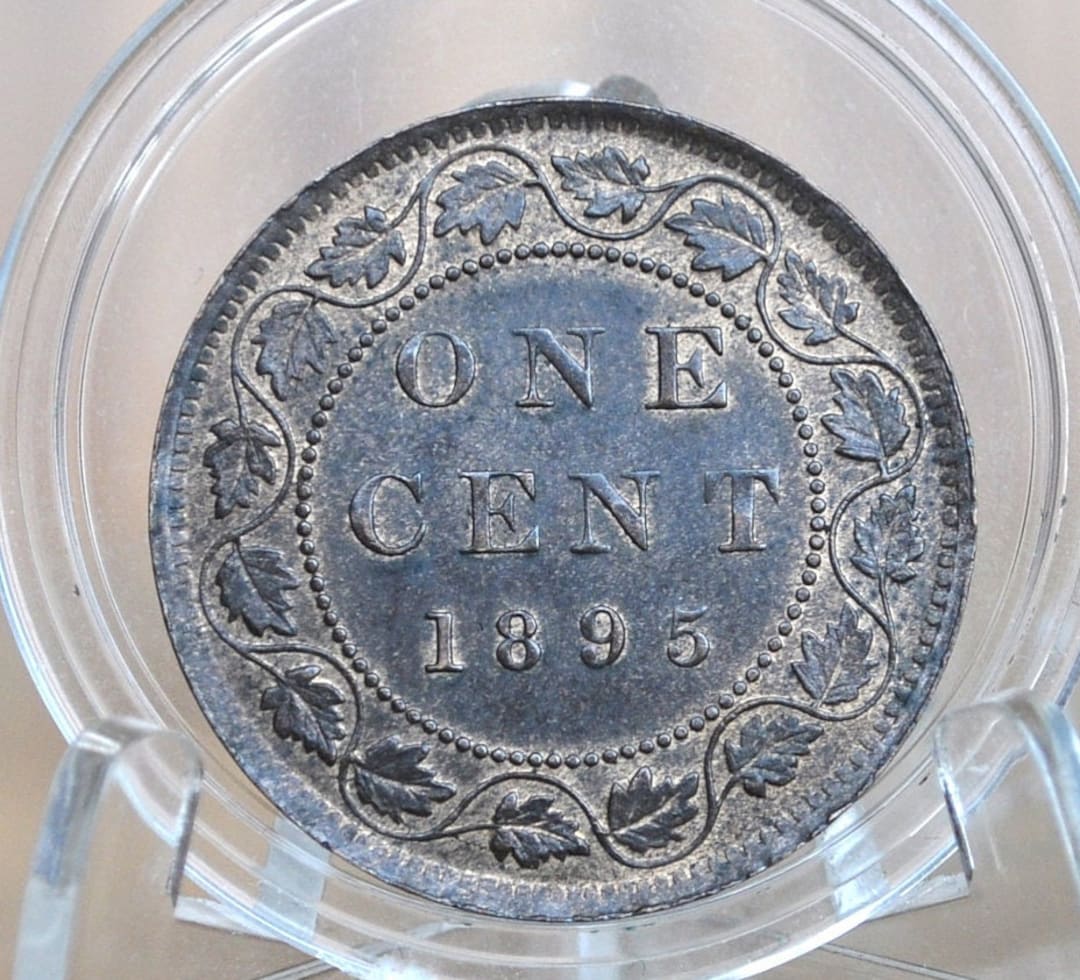 1895 Canadian One Cent - Choose by Grade / Condition - Queen Victoria ...