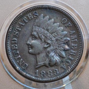 1883 Indian Head Penny - Choose by Grade - 1883 Indian Head Cent 1883 ...