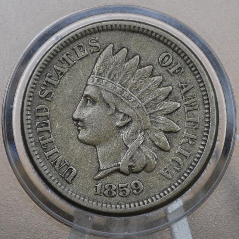 1859 Indian Head Penny - Choose by Grade / Condition - First Year Made ...