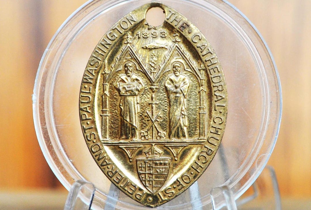 Antique Washington Cathedral Pendent - Bronze - St. Peter & St. Paul ...