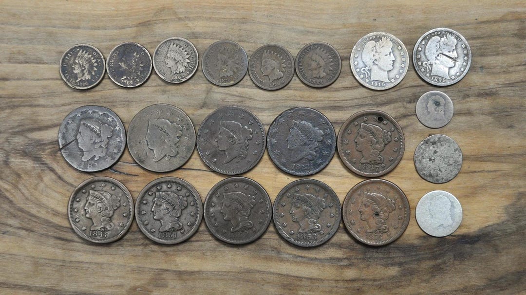 Old US Coin Lot - Exact Coins Photographed - Great Dates, Varying ...