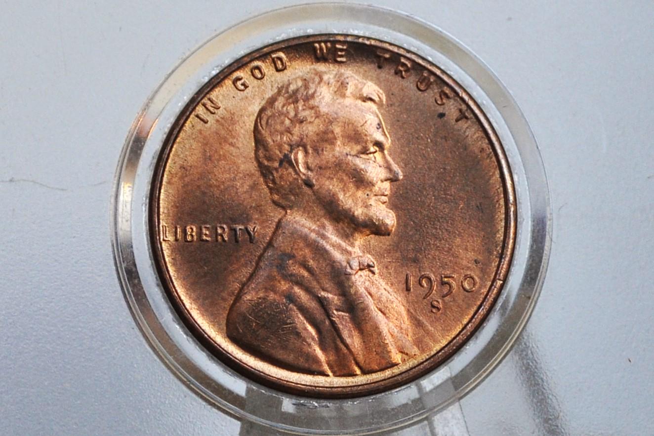 1950 P,D,S Wheat Pennies - Choose by Mint & Grade - 1950 S Wheat Cent ...