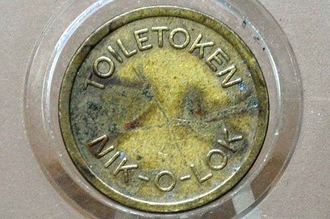 Nik-o-lok Tioletoken - Restroom Token From Nik-o-lok -tioletoken Nik-o ...