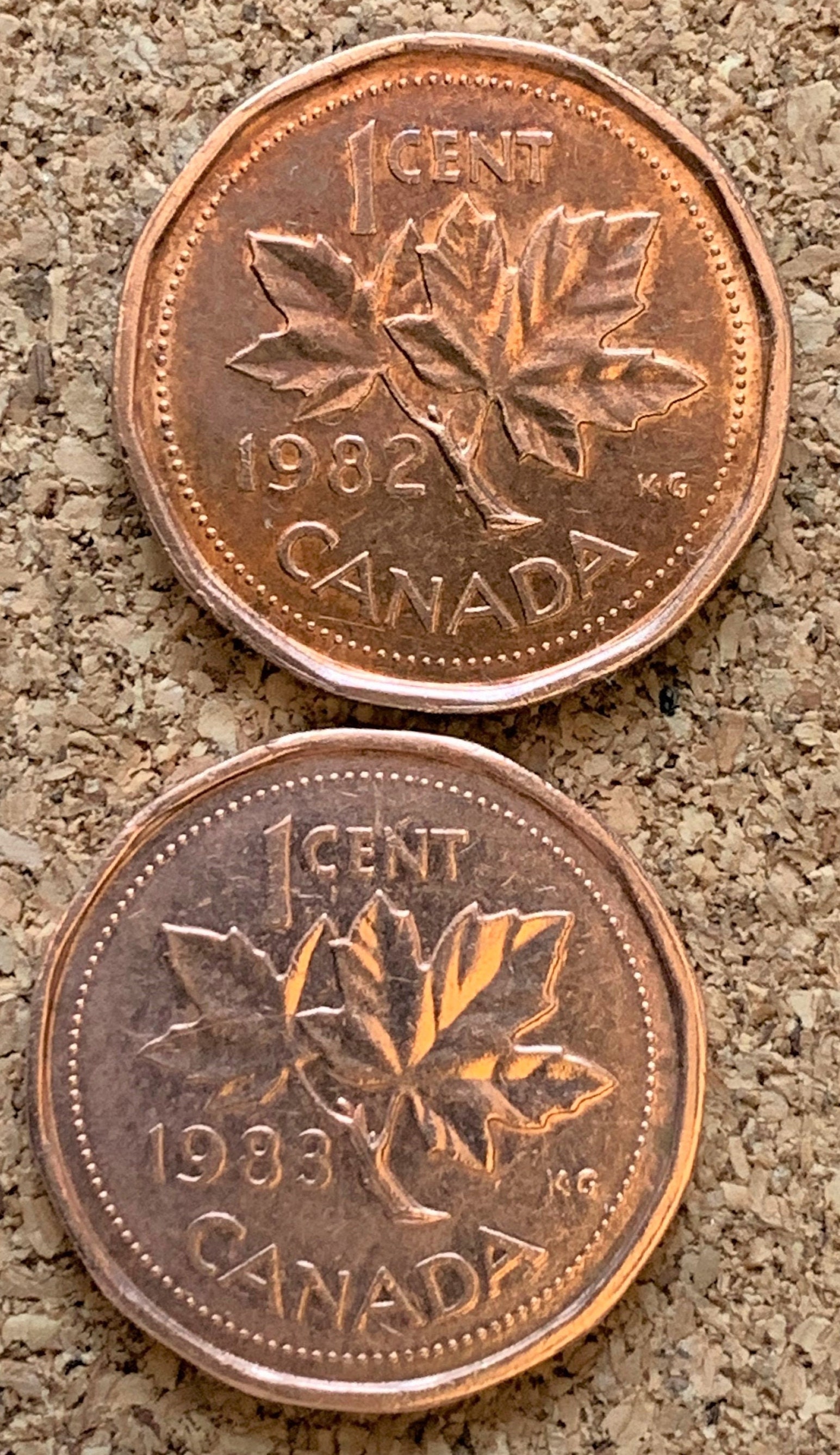 Canadian Pennies - Choose Date & Quantity - 1980 to 1989 - Excellent ...