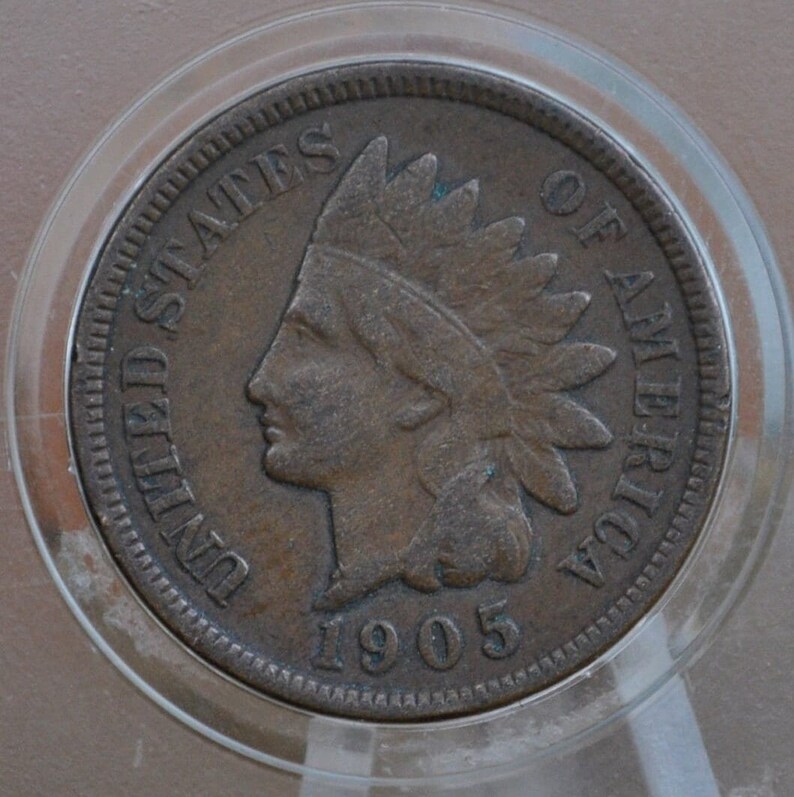 1905 Indian Head Penny - Choose by Grade - Indian Head Cent 1905 - US 1 ...