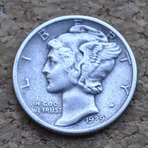 Silver Mercury Dime - Etsy
