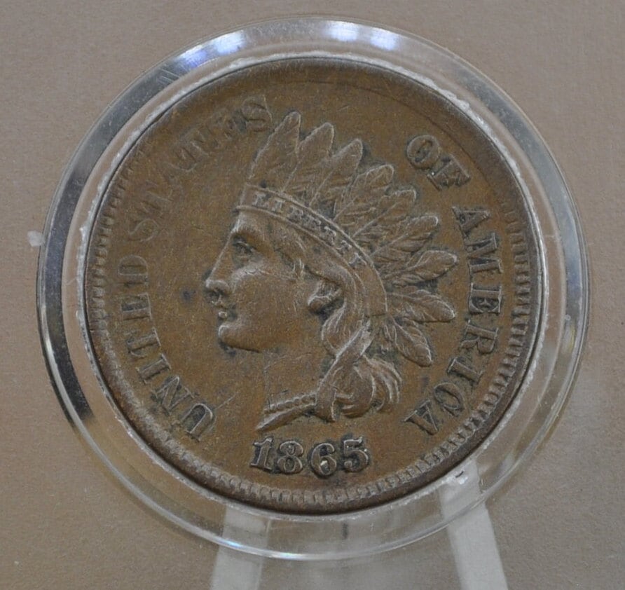 1865 Indian Head Penny - Choose by Grade - Civil War Era Coin - 1865 ...
